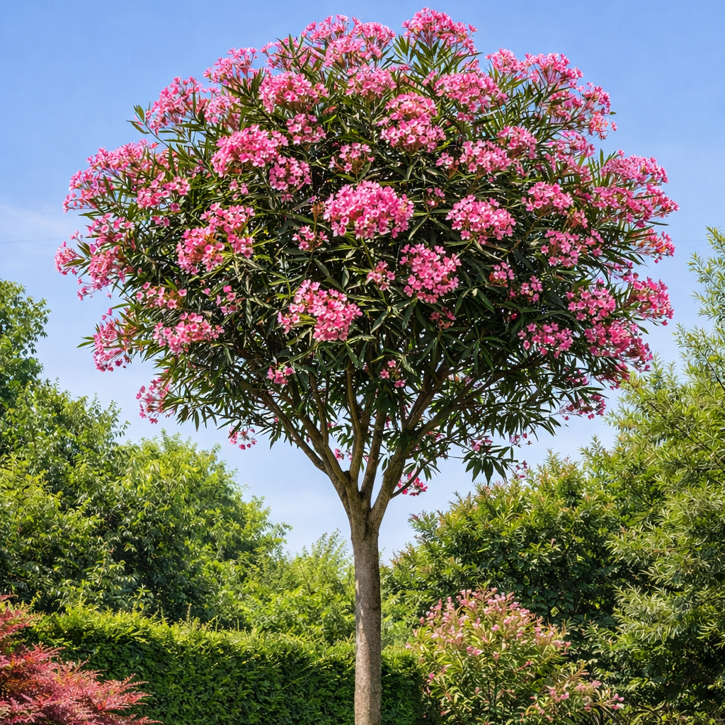 Laurier rose en tige - Plante Île-de-France - Achat en ligne