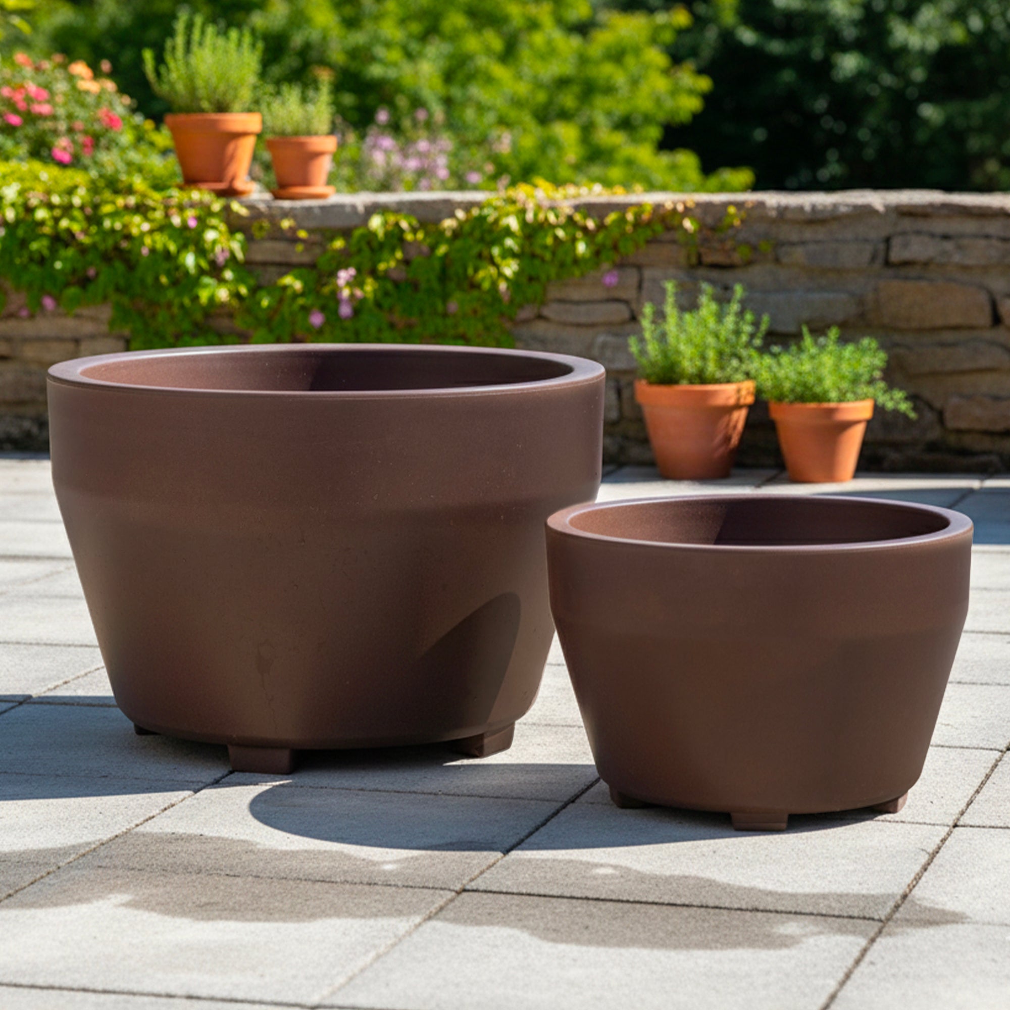 Pot Roma - 35/70/125/165/215/285/390/500L - Achat en ligne – Plante Île ...