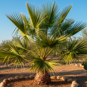 Palmier Washingtonia : tout savoir sur ce géant des jardins secs ...