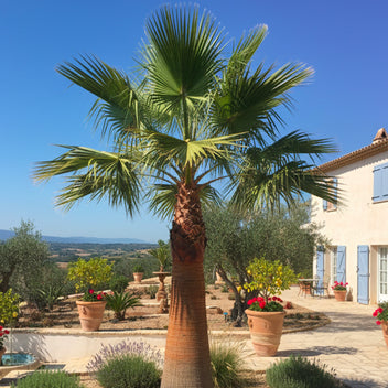 Palmier Washingtonia : tout savoir sur ce géant des jardins secs ...